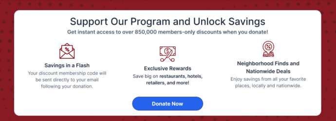 Reward Donors with Digital Discounts! | Snap! Mobile