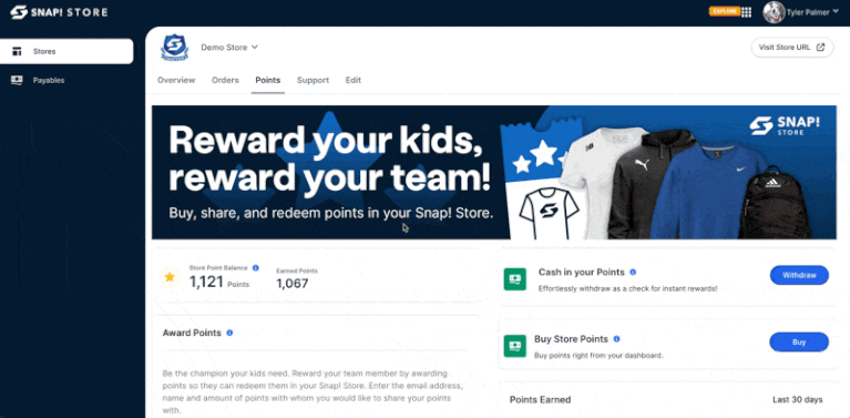 Earn points and raise funds year-round with your Snap! Store | Snap! Mobile